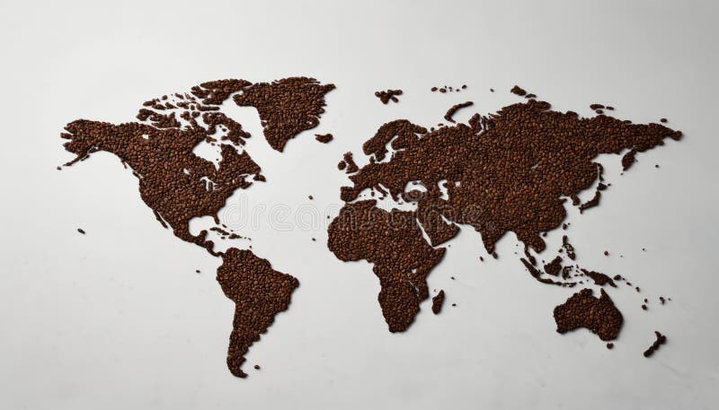 Creative Overhead Flat Lay Continents Stock Illustrations – 15 Creative ...