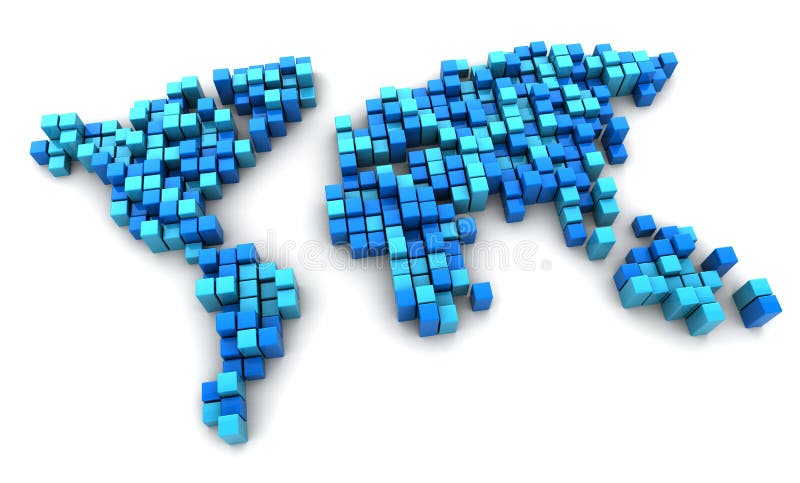 World map stock illustration. Illustration of planet - 70928540