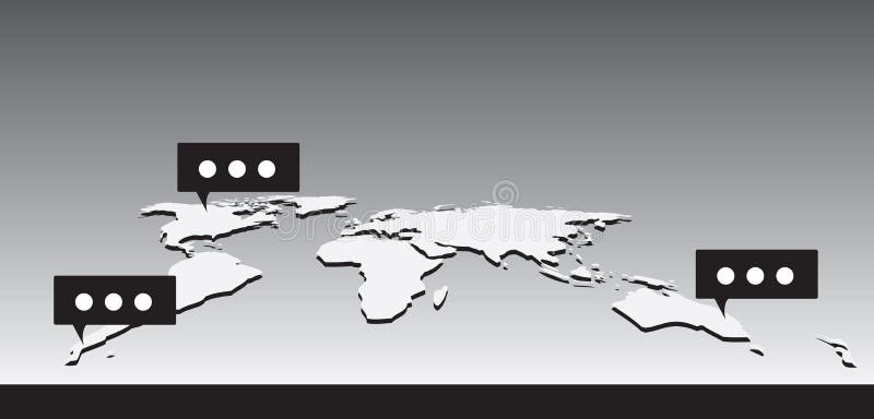 World map with dashboards stock vector. Illustration of science - 157238805