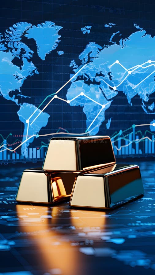 Reflective Gold Foil Stars Border Stock Illustration - Illustration of ...