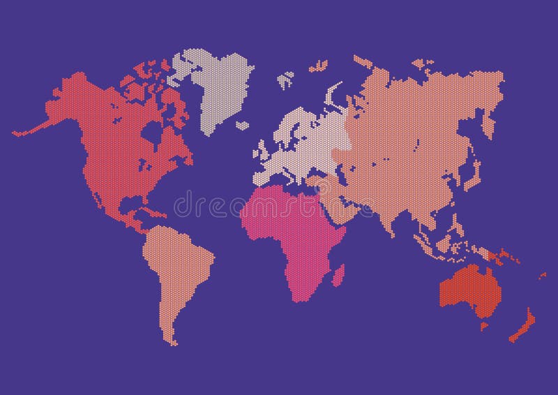 World map design stock vector. Illustration of south - 182795603