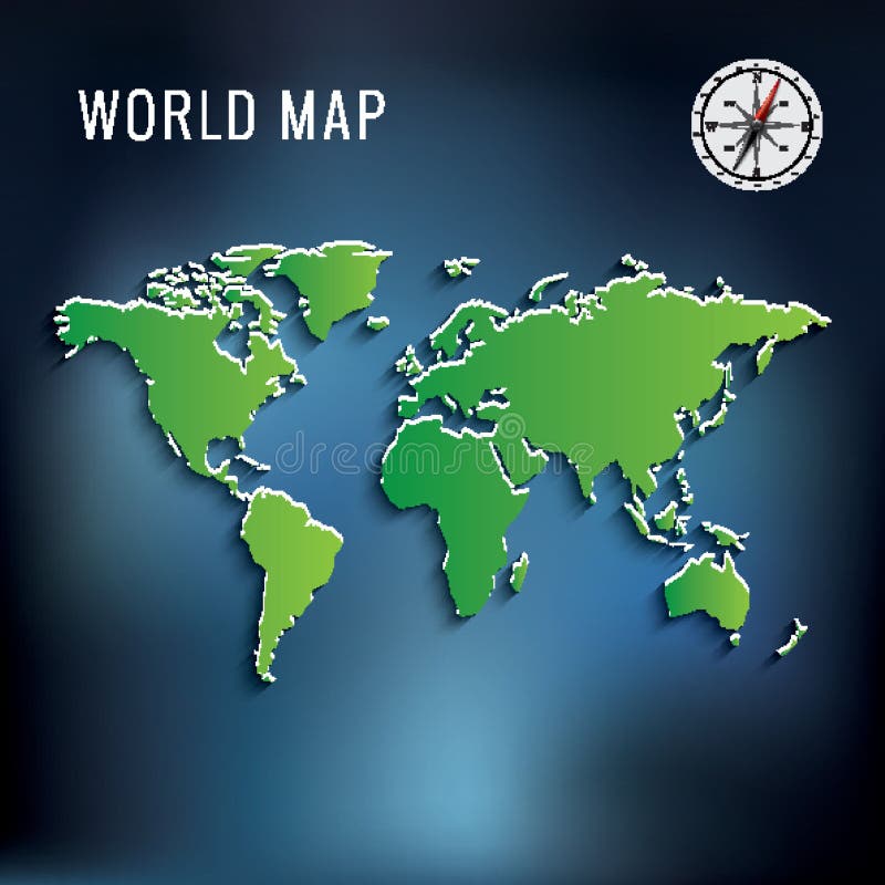 World map design stock vector. Illustration of maps - 182795946