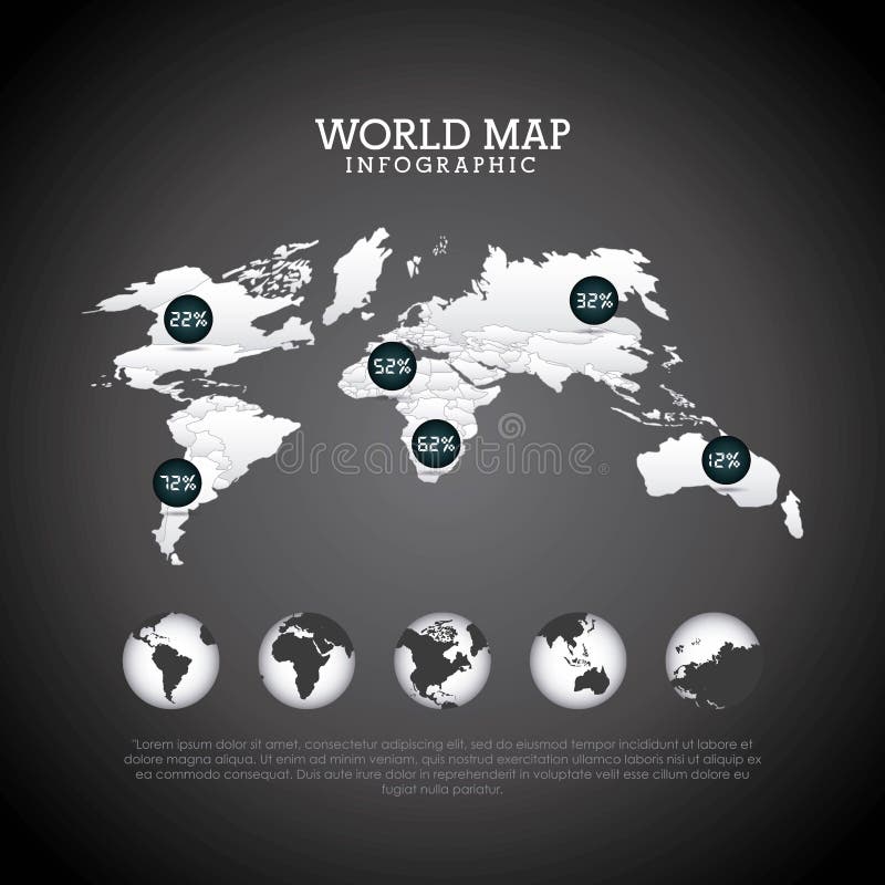 World map design stock illustration. Illustration of background - 70313524