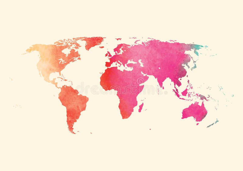 World map design. stock vector. Illustration of geography - 191489877