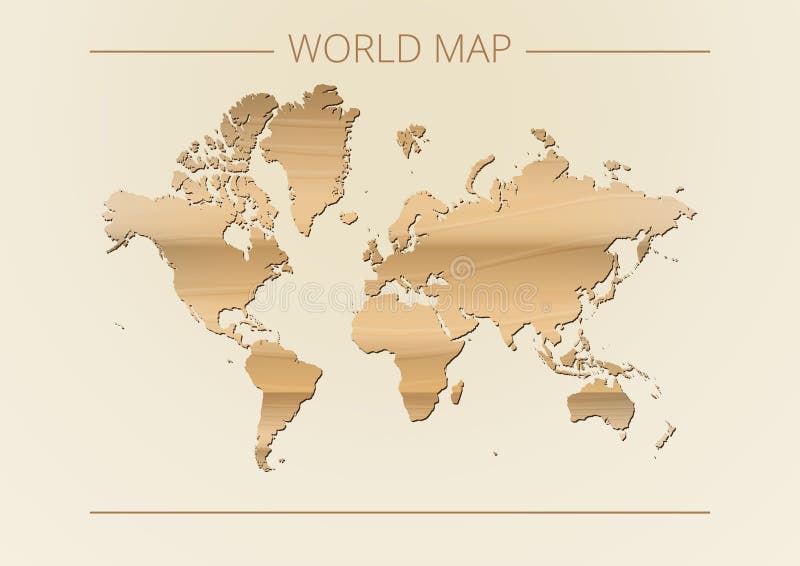 World Map Design. Vector Illustration Decorative Design Stock Vector ...