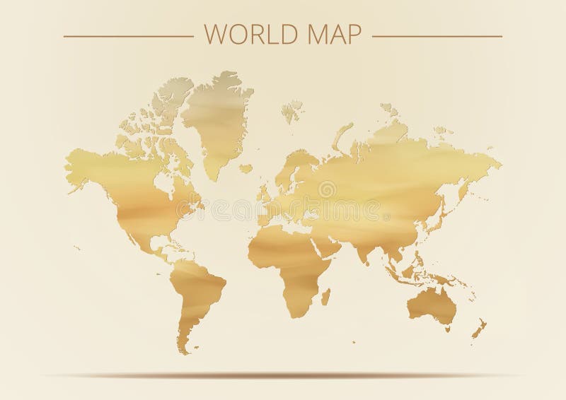 World Map Design. Vector Illustration Decorative Design Stock Vector ...