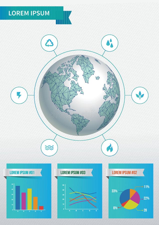 World Map Design. Vector Illustration Decorative Design Stock Vector ...