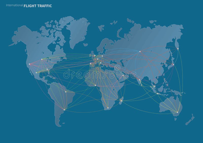 World Map Design. Vector Illustration Decorative Design Stock Vector ...