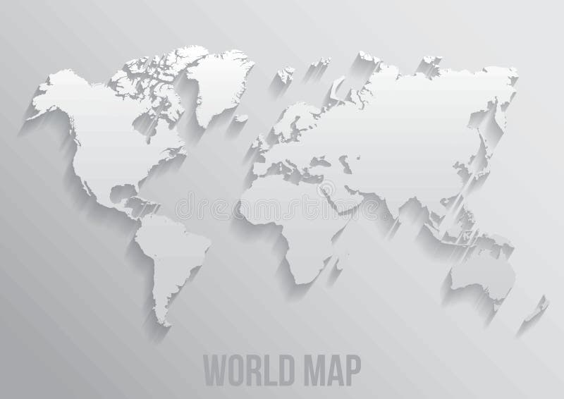 World Map Design. Vector Illustration Decorative Design Stock Vector ...