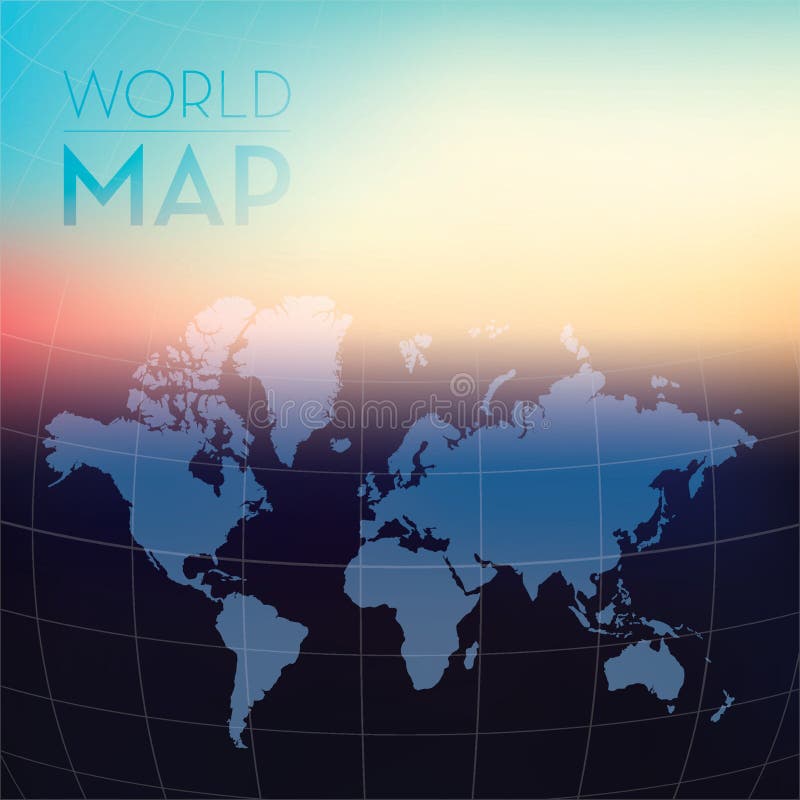 World map design stock vector. Illustration of asia - 182788938