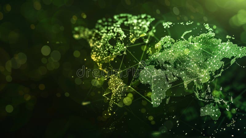 World Map Countries Green Shades Stock Photos - Free & Royalty-Free ...
