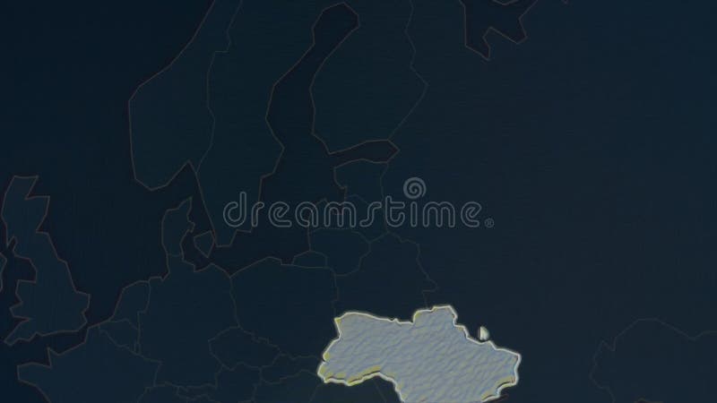 World Map with Different Targets for Cyber Attack. Hacking and ...