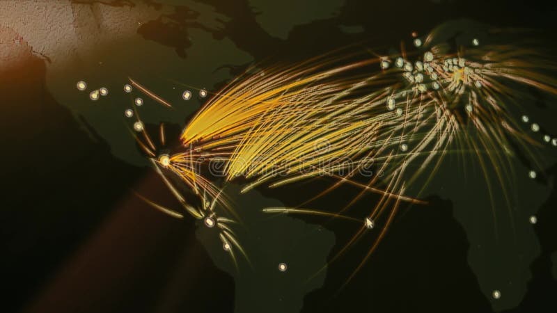 Contour Highlighting Effect of World Map with Different Targets for ...