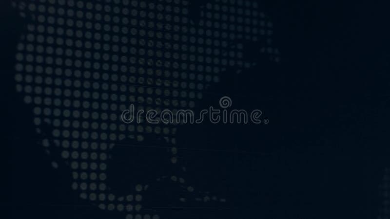 World Map with Different Targets for Cyber Attack. Hacking and ...