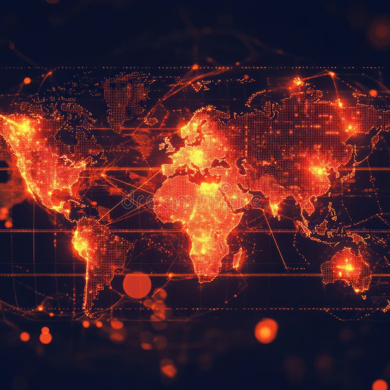 Global Map Showcasing Zones of Epidemic Outbreaks with Highlighted ...