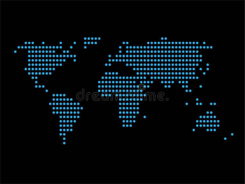 World map dot design stock illustration. Illustration of round - 74226491
