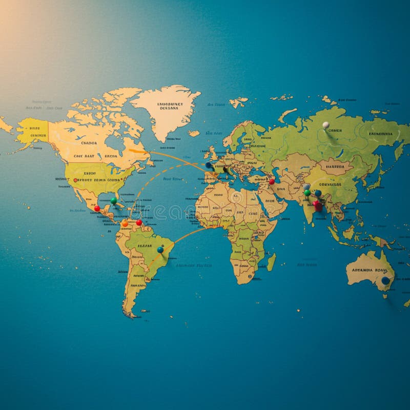 Map Of The World Labeled Simple Labeled World Map World