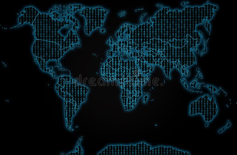 World Map Filled with Binary Code Stock Photo - Image of backgrounds ... World Map Filled with Binary Code Stock Photo - Image of backgrounds ...