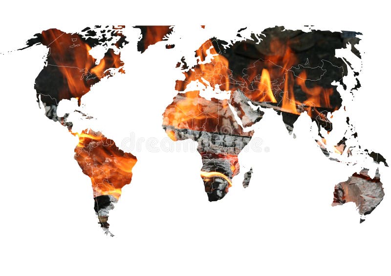 World Map Burning Stock Illustrations – 1,177 World Map Burning Stock ...