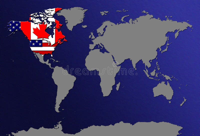 World Map with Flags stock illustration. Illustration of countries - 86310