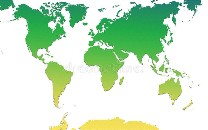 World Map Grey Color in White Background Stock Illustration ...