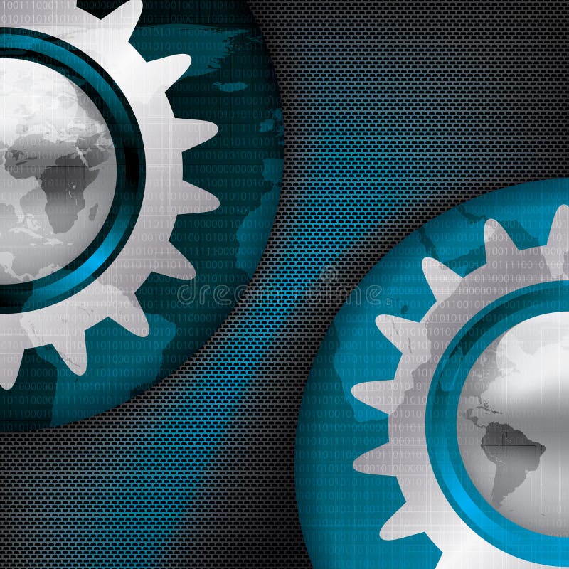 World Map Futuristic Background Stock Vector - Illustration of graphic ...