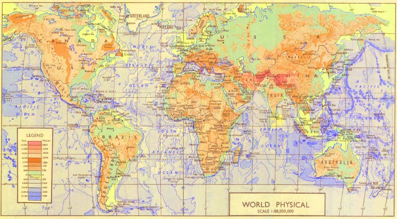 World Map Geographic Composite Compact Stock Photo - Image of font ...