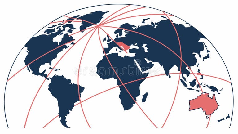 World Map Global Network Illustration Vector, Connectivity ...