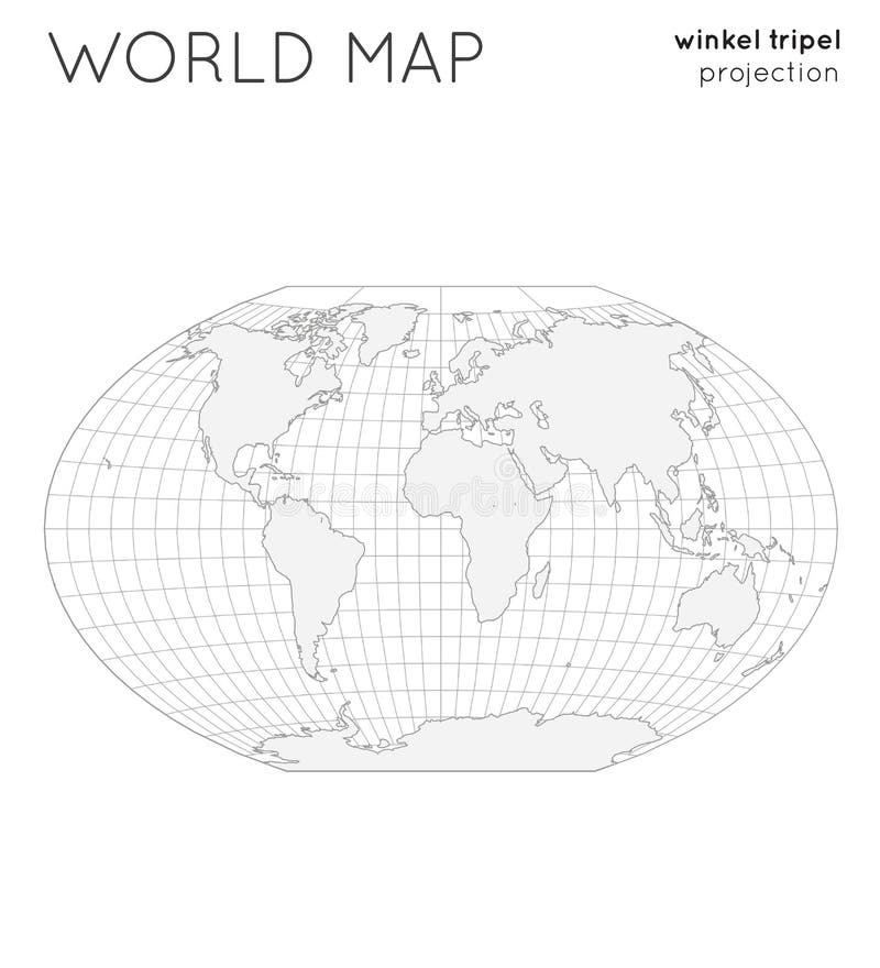 World map. stock vector. Illustration of meridian, asia - 144636675