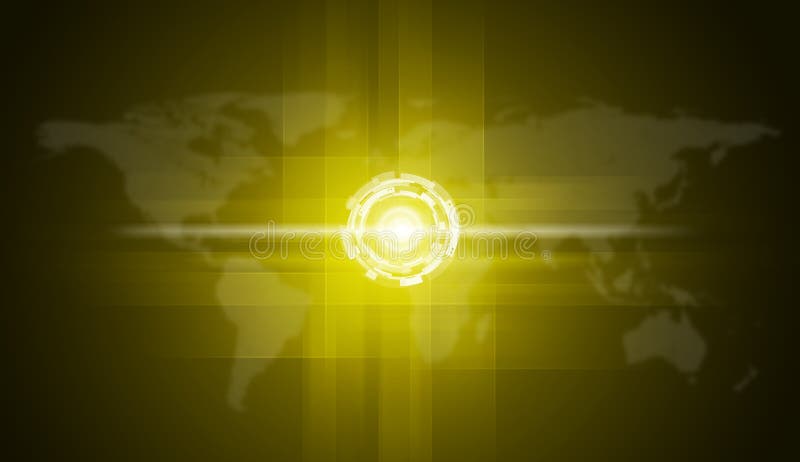 World map and glow circles stock photo. Image of background - 44792720