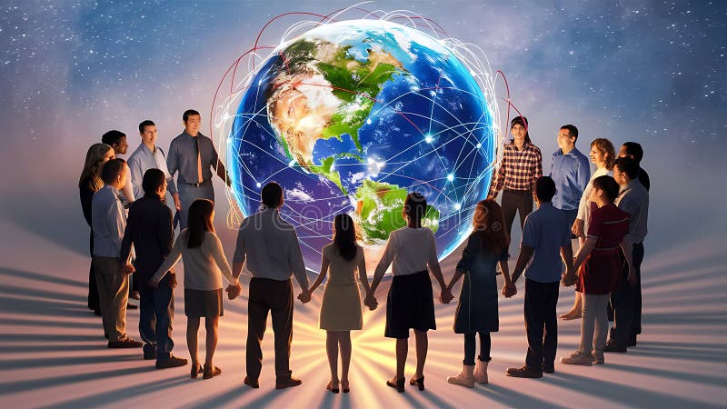 Global Map with Interconnected Lines, Illustrate a World Map with ... Global Map with Interconnected Lines, Illustrate a World Map with ...
