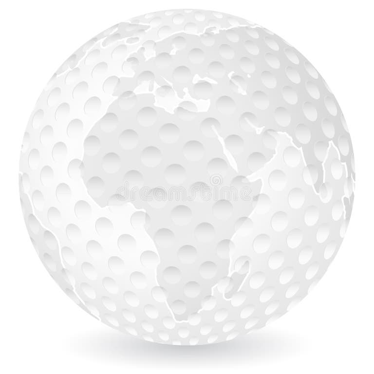Golf Ball World Stock Illustrations – 706 Golf Ball World Stock ...