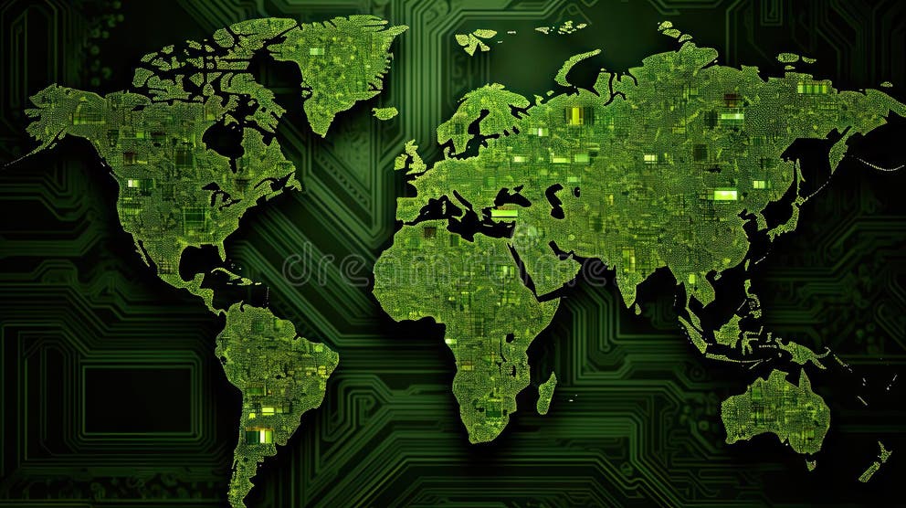 Pcb World Map Stock Illustrations – 88 Pcb World Map Stock ...