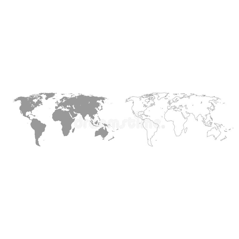 World Map Grey Stock Illustrations – 27,022 World Map Grey Stock ...