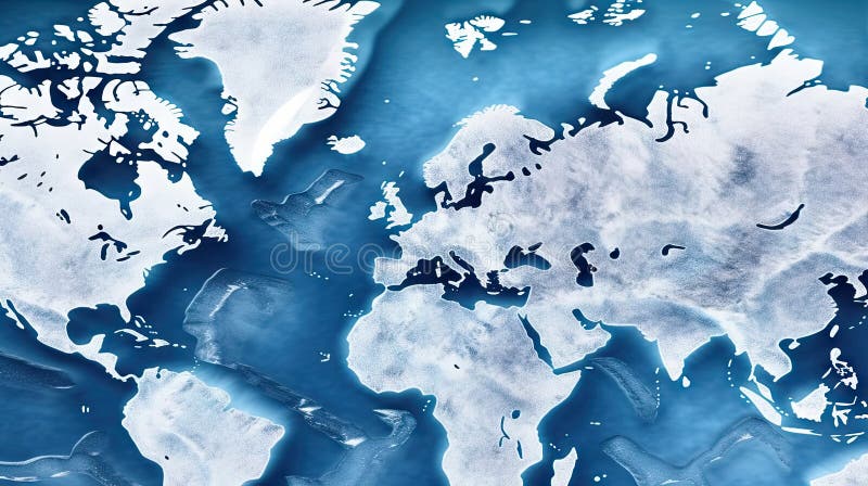 Ice Age World Map Stock Illustrations – 190 Ice Age World Map Stock ...