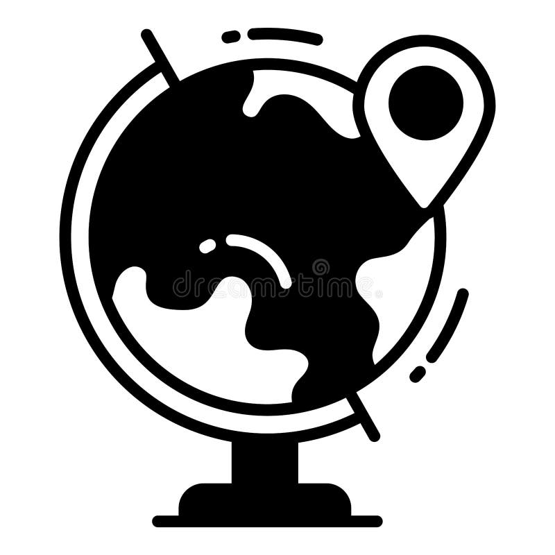 World Map Icon Related Map Location and Navigation Black Icon. Traffic ...