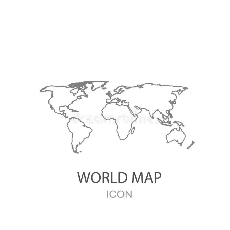 World Map Icon Stock Illustrations – 366,531 World Map Icon Stock ...