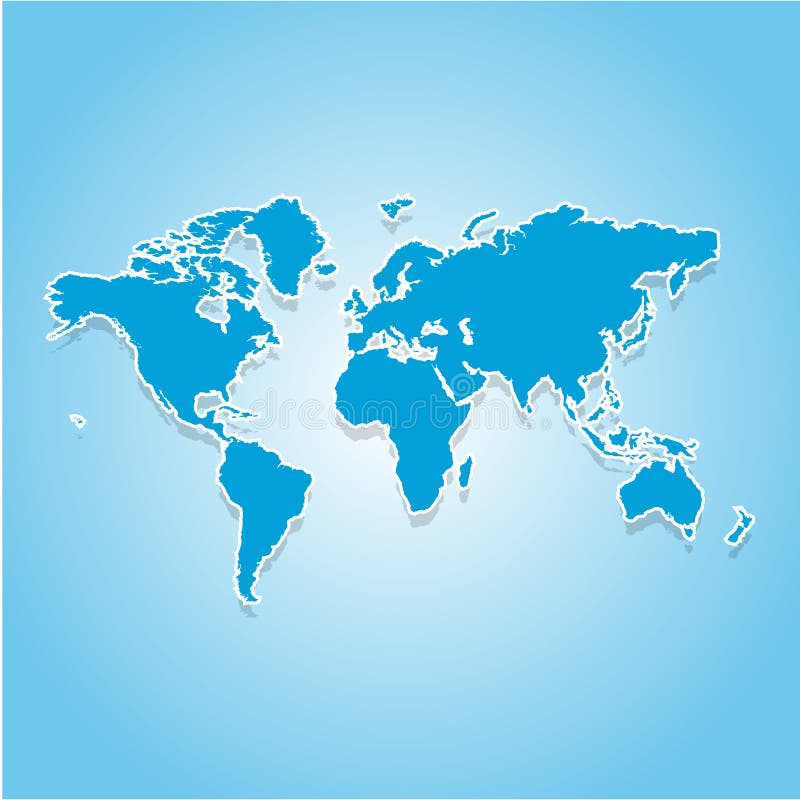 World Map Icons Set Great for Any Use. Vector EPS10. Stock Vector ...