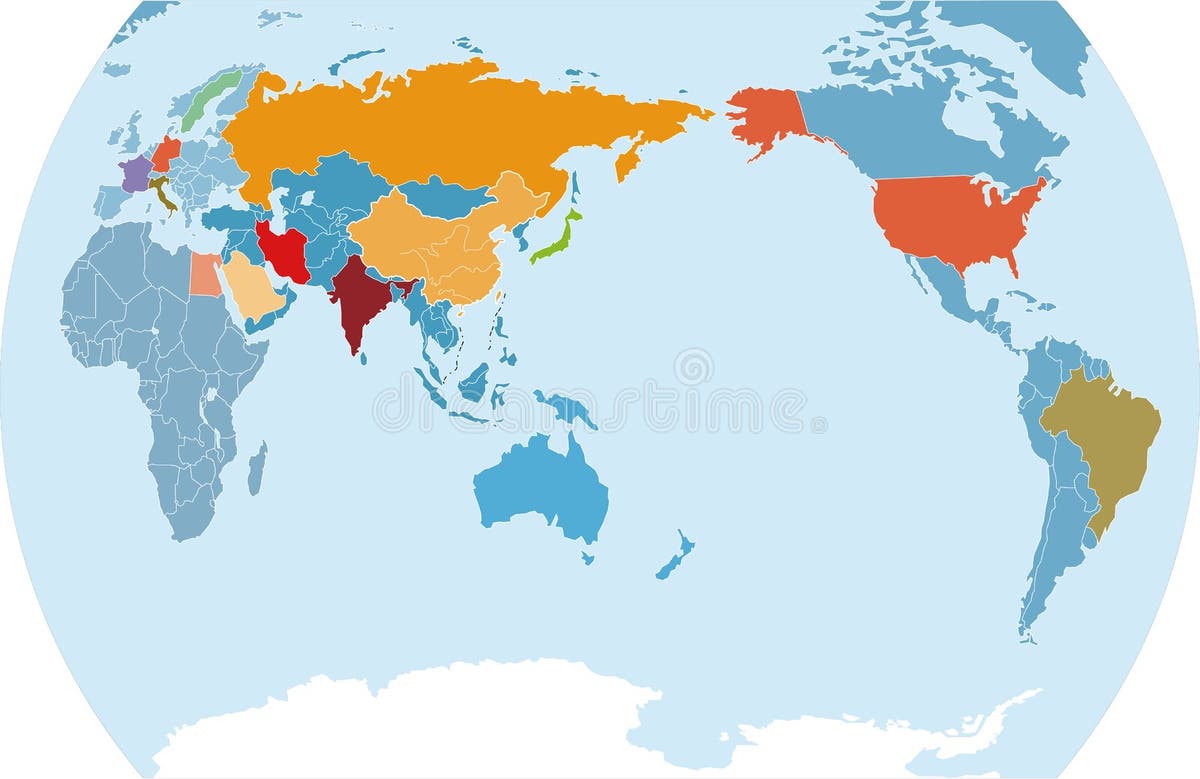 Brazil China India Map Stock Illustrations – 547 Brazil China India Map ...
