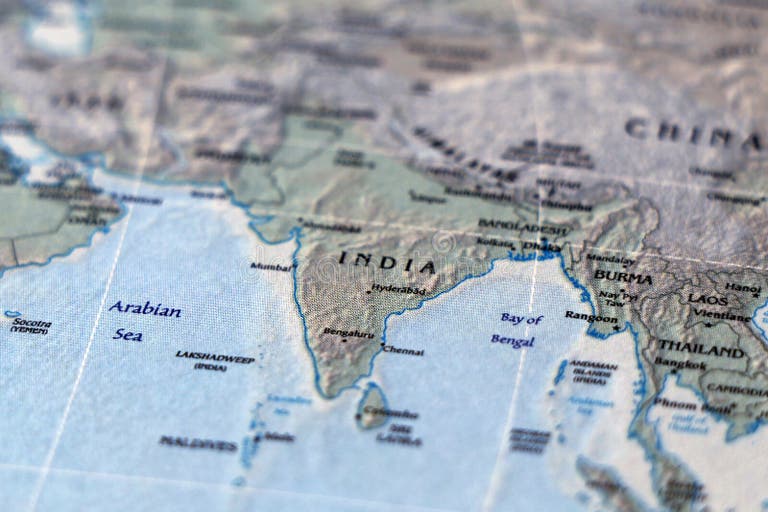 India Neighbouring Countries Map Stock Photos - Free & Royalty-Free ...