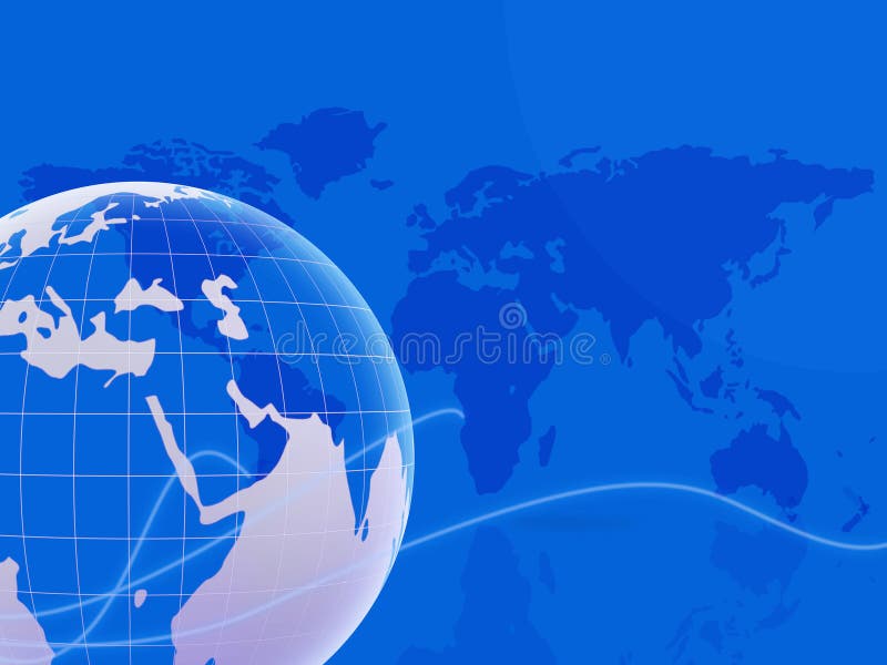 World Map Indicates Backgrounds Globalization and Globalise Stock ...