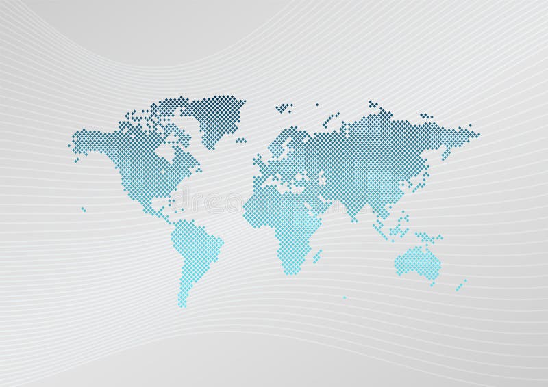 World Map Infographic Symbol. Vector Layout in A4 Size. Design Element ...