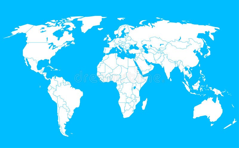 World Map Infographic Template Stock Vector - Illustration of planet ...