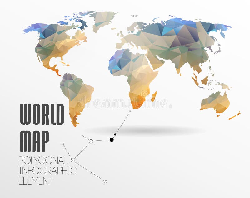 World Map and Information Graphics Stock Vector - Illustration of ...