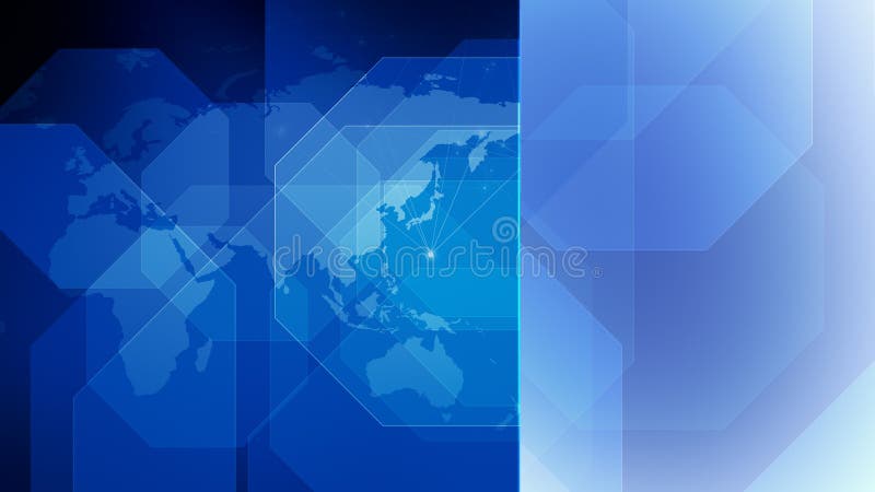Breaking News World Map Presentation Template Layout Connects Worldwide ...