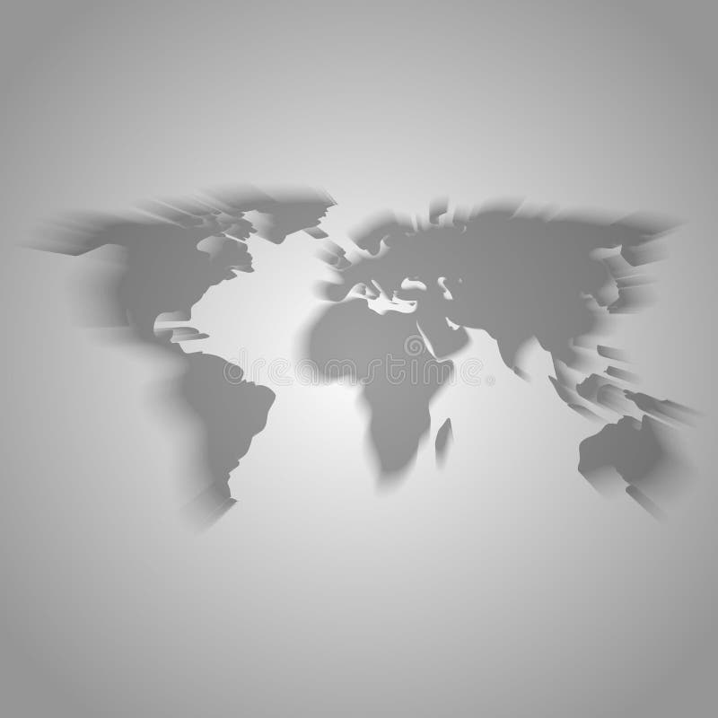 Gray World Map on Transparent Backgroundblue World Map on Transparent ...