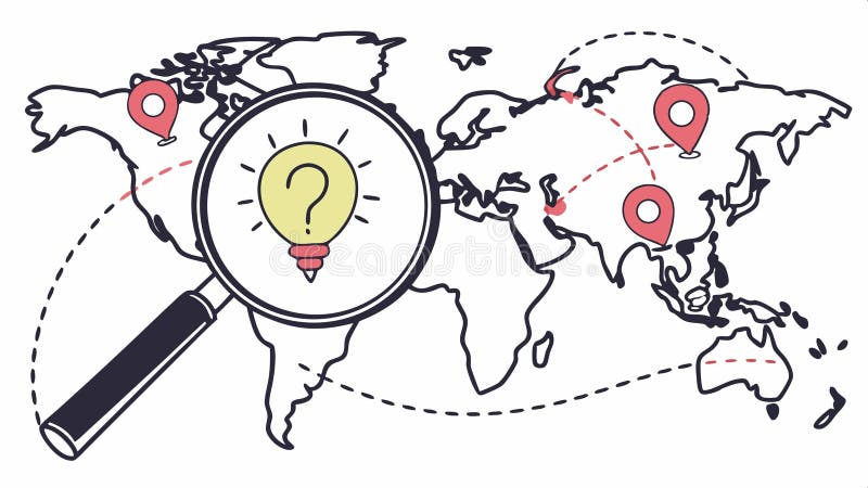 World Map with Lightbulb, Global Ideas and International Innovation ...