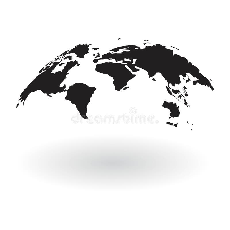World map logo stock vector. Illustration of orbit, design - 196374913