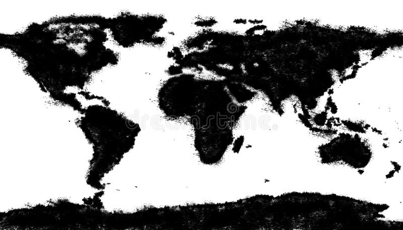 World map made of mud stock illustration. Illustration of world - 27304460