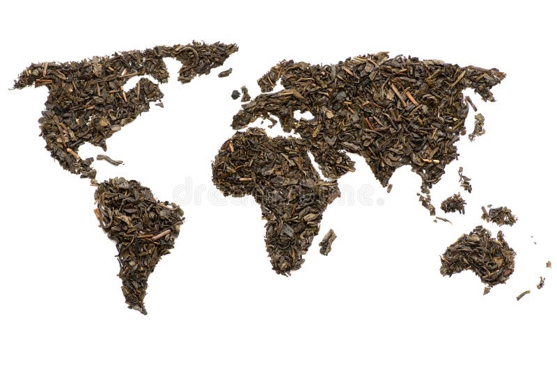 World map made of tea stock image. Image of europe, vacation - 34837185